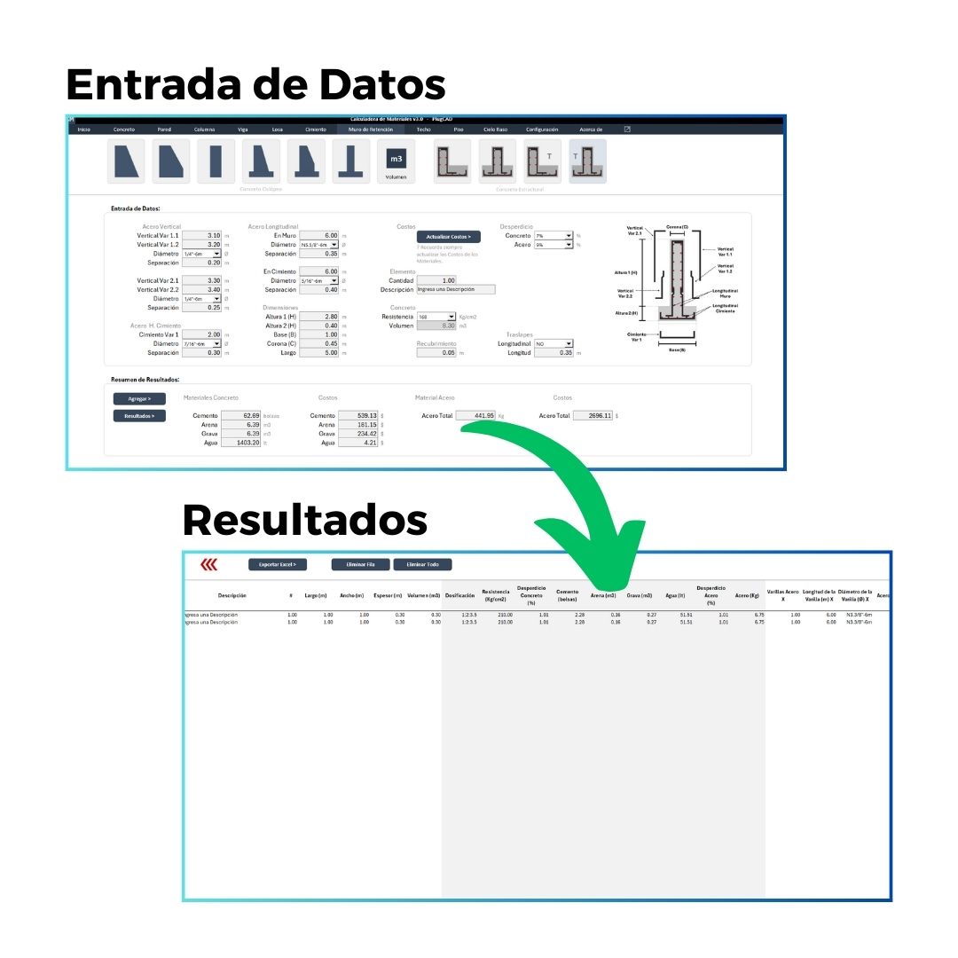 Calculadora de Materiales